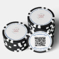 Custom Logo Poker Chip Business Card – Add QR Code | Zazzle