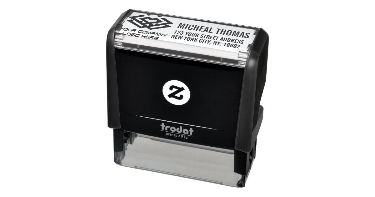 Custom logo Professional Return Address Self-inkin Self-inking Stamp ... Custom logo Professional Return Address Self-inkin Self-inking Stamp ...