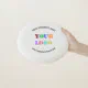 Custom Logo Promotional Business Frisbee Template | Zazzle