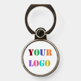 Custom Logo Promotional Business Personalized Phone Ring Stand | Zazzle