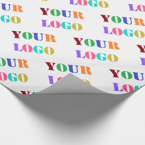 Custom Logo Promotional Business Personalized - Wrapping Paper | Zazzle