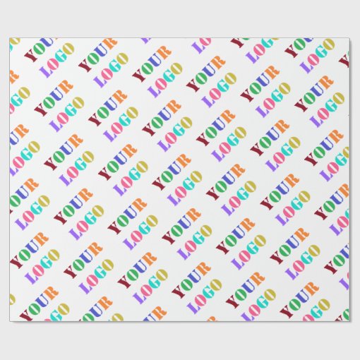 Custom Logo Promotional Business Personalized - Wrapping Paper | Zazzle