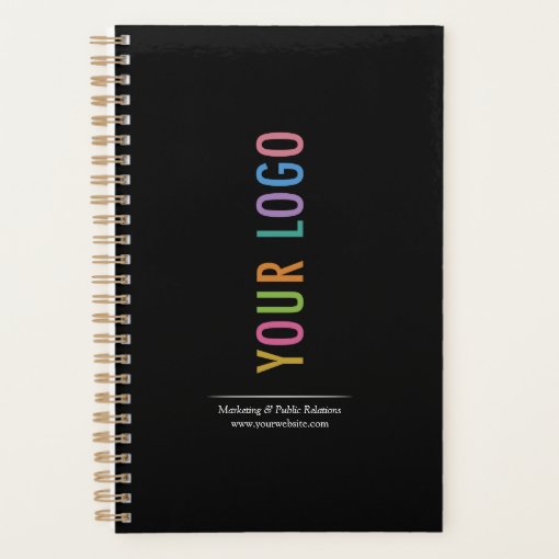 Custom Logo Promotional Planner Weekly & Monthly | Zazzle