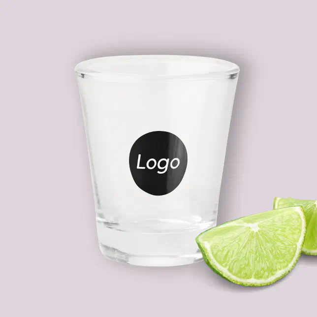 Custom Logo Promotional Professional Business Shot Glass | Zazzle