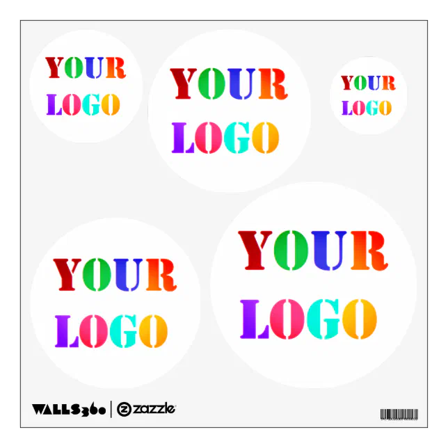Custom Logo Promotional Your Business Personalized Wall Decal | Zazzle