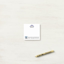 Custom Logo QR Code Post-it Notes | Zazzle