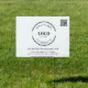 Custom Logo QR code Promotional business outdoor Sign | Zazzle