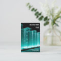 Custom Logo & QR Glass Company Business Card | Zazzle