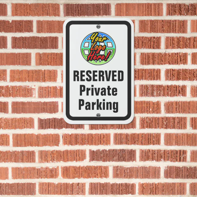 Custom Logo Reserved Business Executive Private Metal Sign | Zazzle