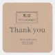 Custom logo restaurant | Thank you sticker | Zazzle