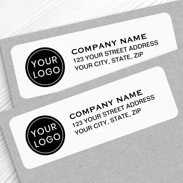 Custom logo return address label | Zazzle Custom logo return address label | Zazzle