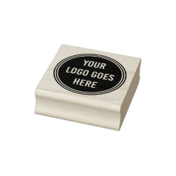 Custom Logo Rubber Stamp | Zazzle