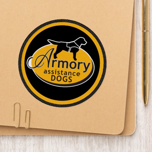 Custom Logo Service Dog Patch | Zazzle