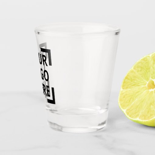 Custom Logo Shot Glasses Zazzle