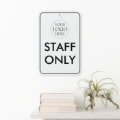 Custom Logo Simple Reserved Parking Outdoors Metal Sign | Zazzle