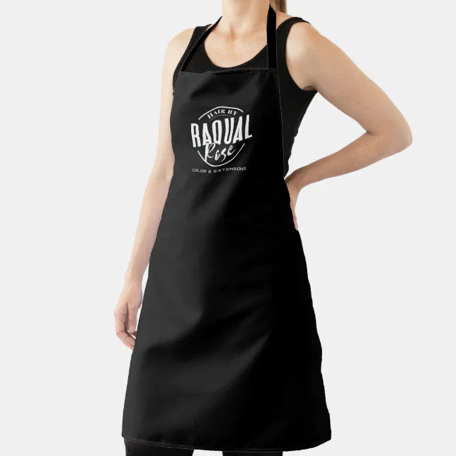 Custom Logo Simply Modern Chef Restaurant Business Apron | Zazzle