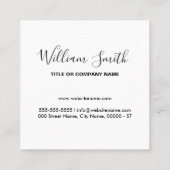 Custom Logo Square Business Card | Zazzle