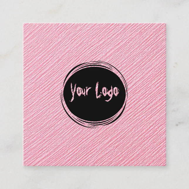 Custom Logo Square Business Card | Zazzle