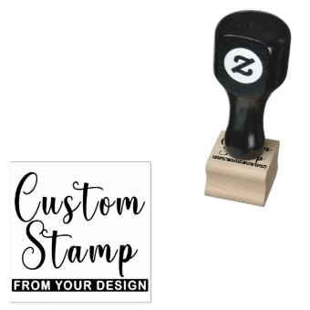 Custom Logo Stamp From Your Design | Zazzle