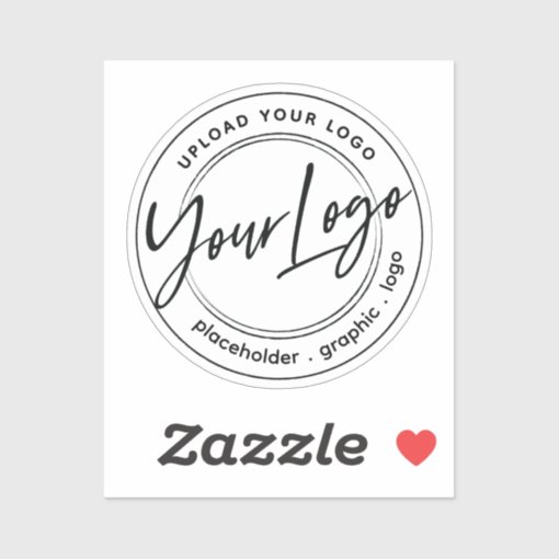 Custom Logo Sticker | Zazzle