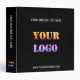 Custom Logo Text Business Company 3 Ring Binder | Zazzle