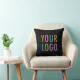 Custom Logo Throw Pillow Business Personalized | Zazzle