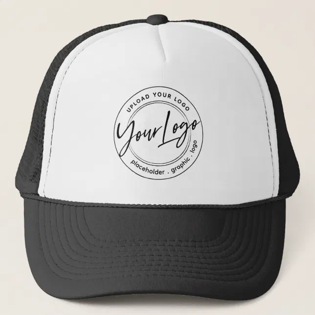 Custom Logo Trucker Hat | Zazzle