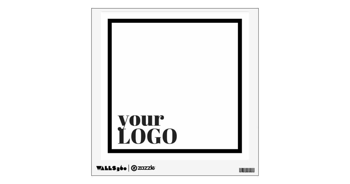 Custom Logo Wall Decal | Zazzle
