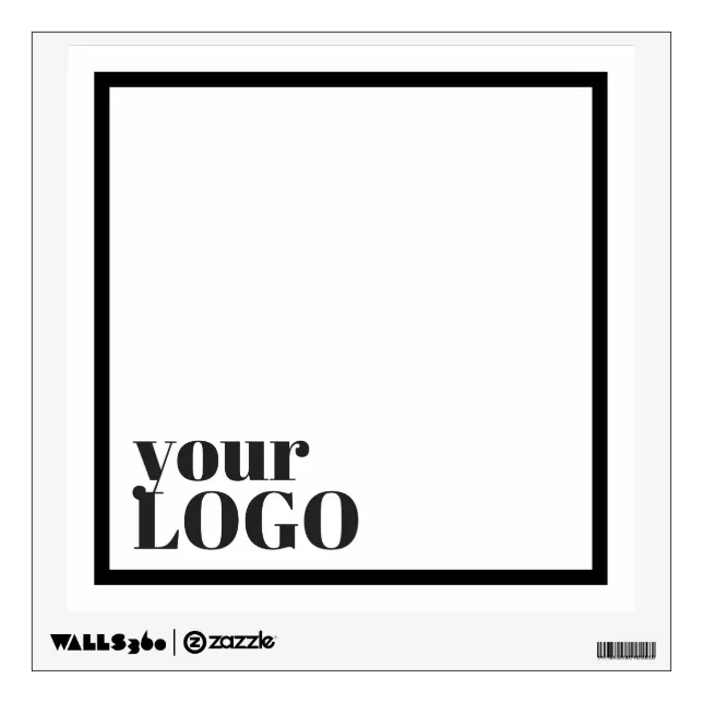 Custom Logo Wall Decal | Zazzle