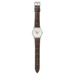 Custom logo watches - customized watch with logo | Zazzle