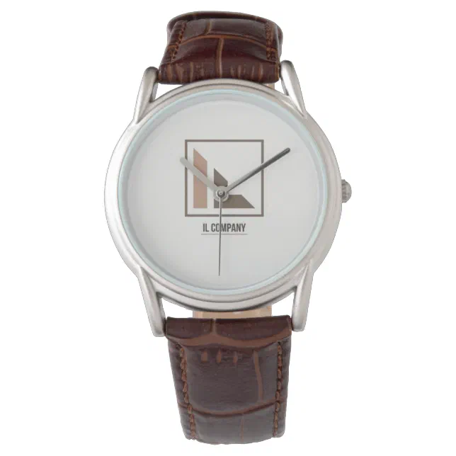Custom logo watches - customized watch with logo | Zazzle