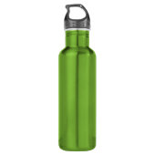 Custom Logo Water Bottle with Handle Green 24 oz | Zazzle