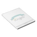 Custom Logo Watermark Note Pads | Zazzle