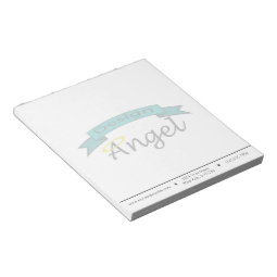 Custom Logo Watermark Note Pads | Zazzle