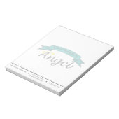 Custom Logo Watermark Note Pads | Zazzle