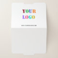 Custom Logo Website Business File Folder Example | Zazzle