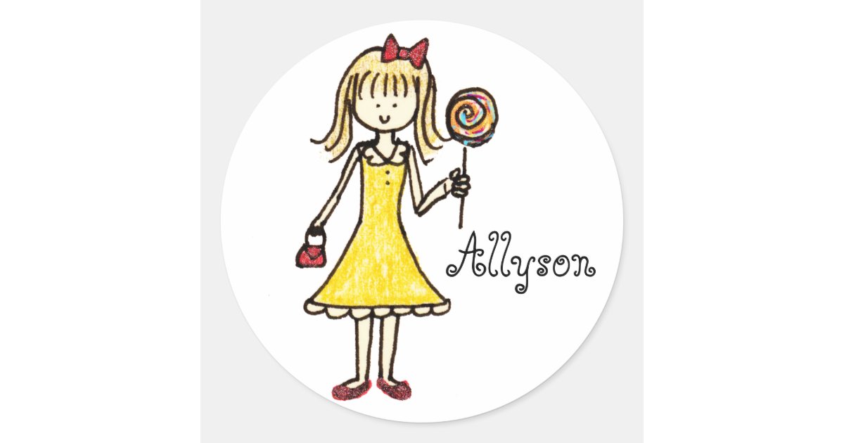 Custom Lollipop stickers | Zazzle