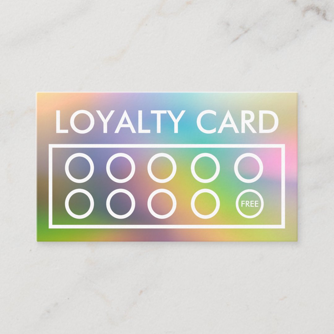 Custom Loyalty Card | Zazzle