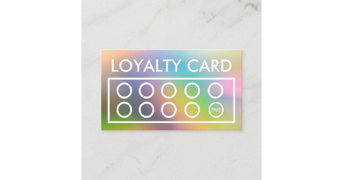 Custom Loyalty Card | Zazzle