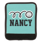 Custom luggage handle wrap for volleyball player | Zazzle