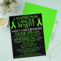 Custom Lymphoma Cancer Benefit Flyer | Zazzle
