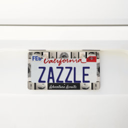 Custom Made Art Style License Plate Frame | Zazzle