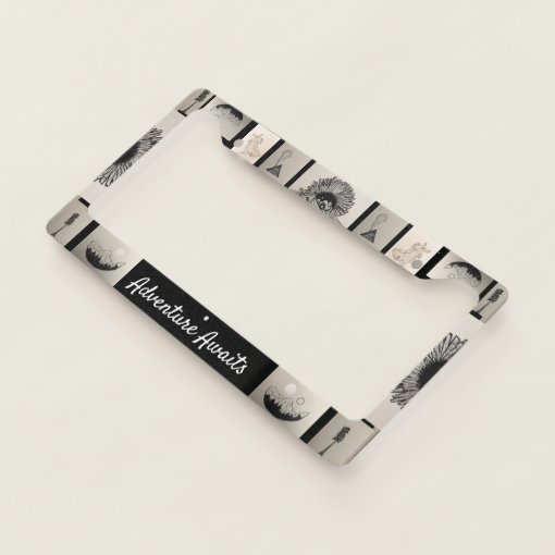 Custom Made Art Style License Plate Frame | Zazzle