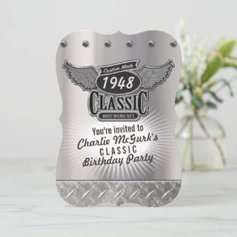 Custom Made Classic Birthday Party Invitation | Zazzle