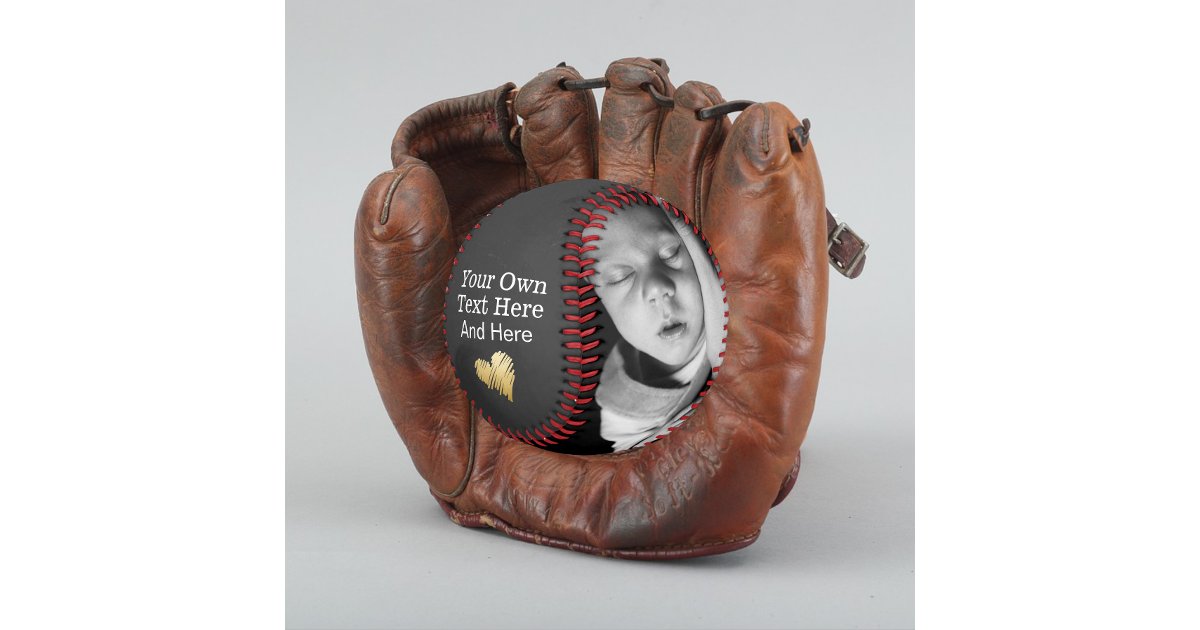 Custom Made Personalized One of a Kind Baseball | Zazzle