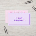 Custom Made Promotional Business Card Template | Zazzle