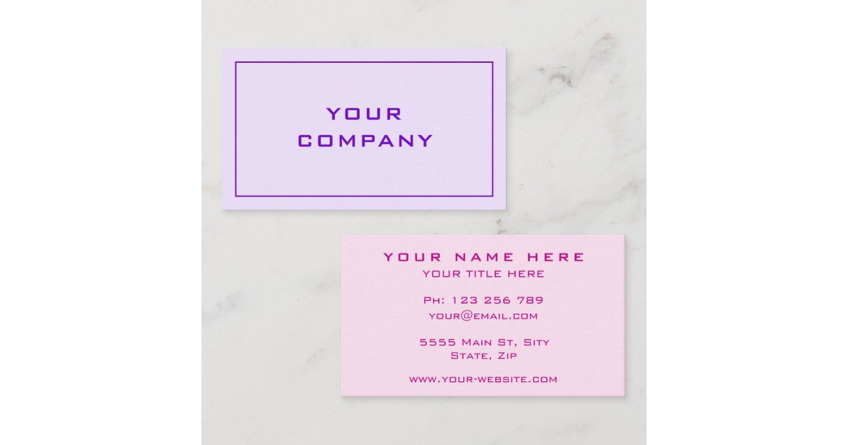 Custom Made Promotional Business Card Template | Zazzle