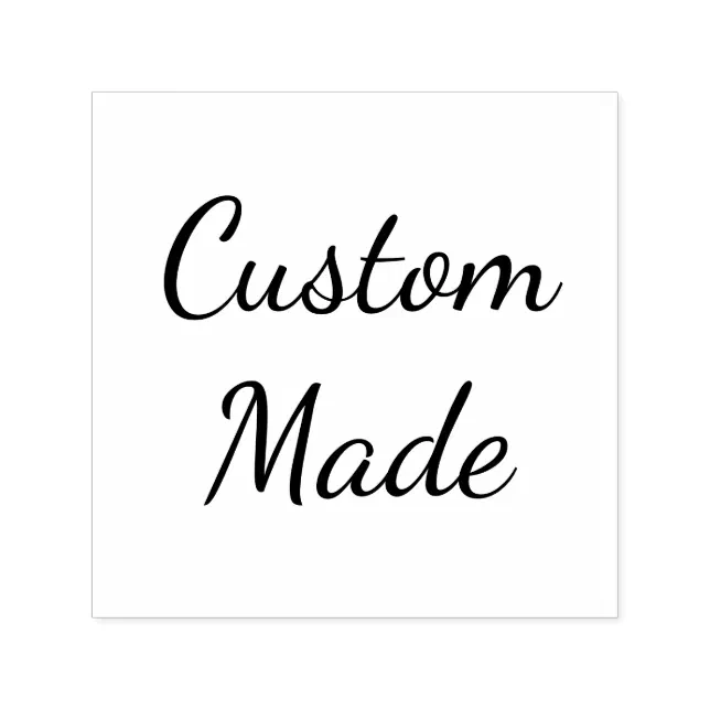 Custom Made Simple Cursive Self-inking Stamp | Zazzle