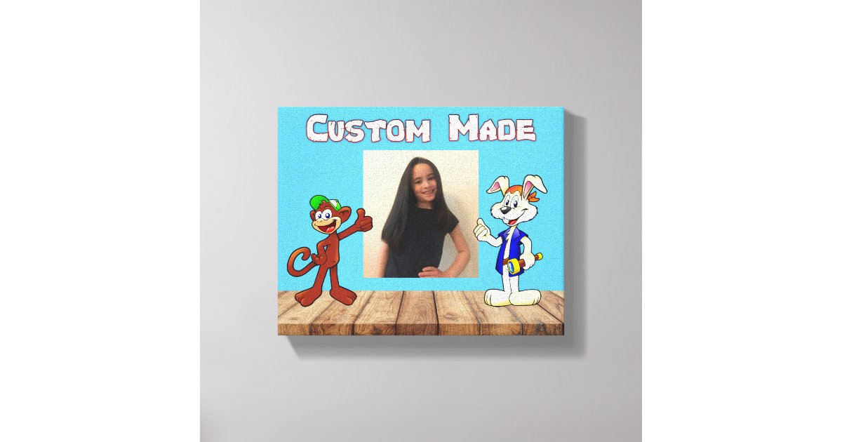 Custom Made Stretched Canvas Print | Zazzle