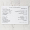 Custom made unique personalized Menu Paper Pad | Zazzle